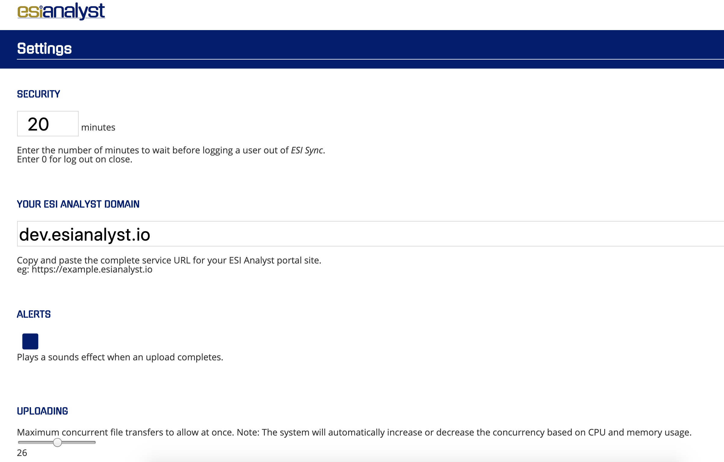 CloudNine Analyst: How to Configure ESI Sync to your CloudNine Analyst Domain